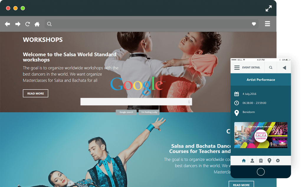 Laravel + Mobile Dev project for Salsa World Class | iFlair