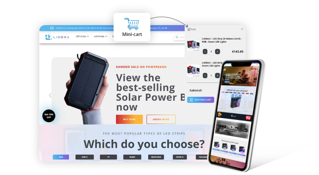 Lideka Home Custom Web Solution | iFlair